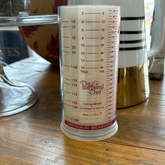 Pampered Chef | Kitchen | Vintage Pampered Chef Measure All Slide ...